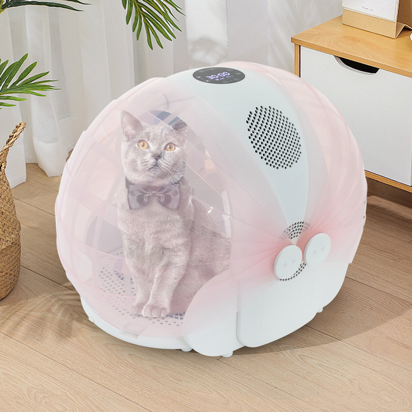 OUKANING 600W Foldable 360° Airflow Automatic Pet Drying Box | Wayfair