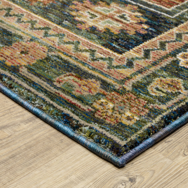 Bungalow Rose Reife Oriental Machine Woven Nylon/Polypropylene Area Rug ...