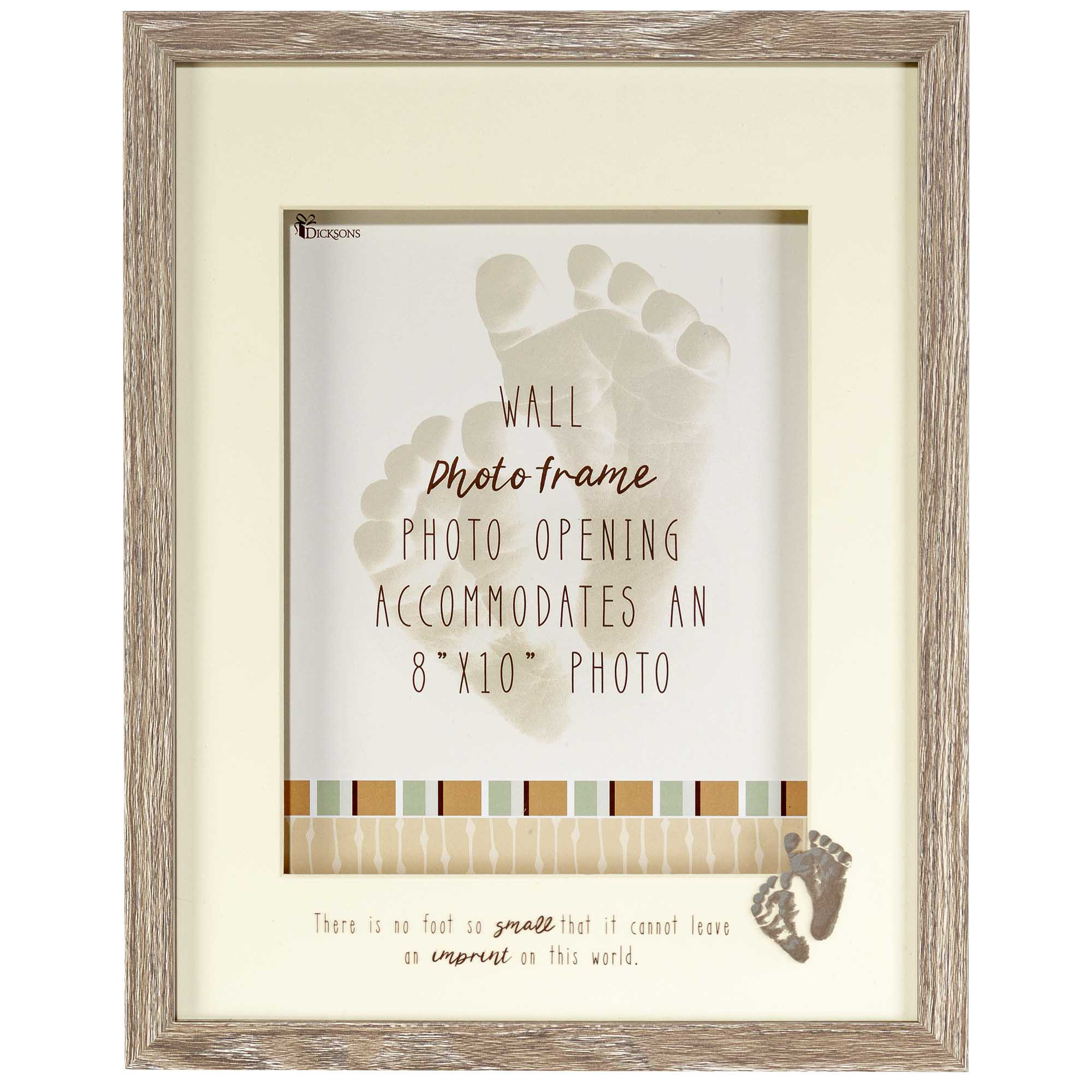 Dicksons Inc 8" x 10" Embossed Shadow Box Frame in Brown | Wayfair