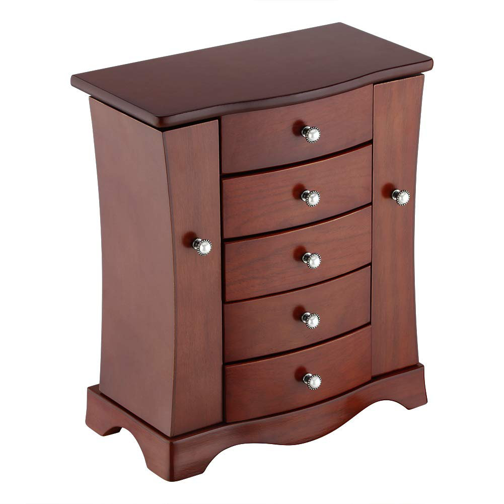 World Menagerie Jewelry Box - Made Of Solid Wood With Tower Style 4 ...