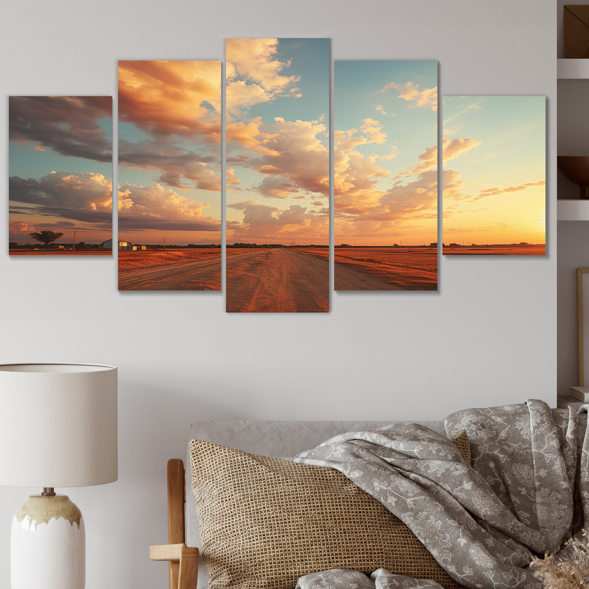 Latitude Run® Sky Photo Dreams Of Infinitive Road I - Landscapes Canvas ...