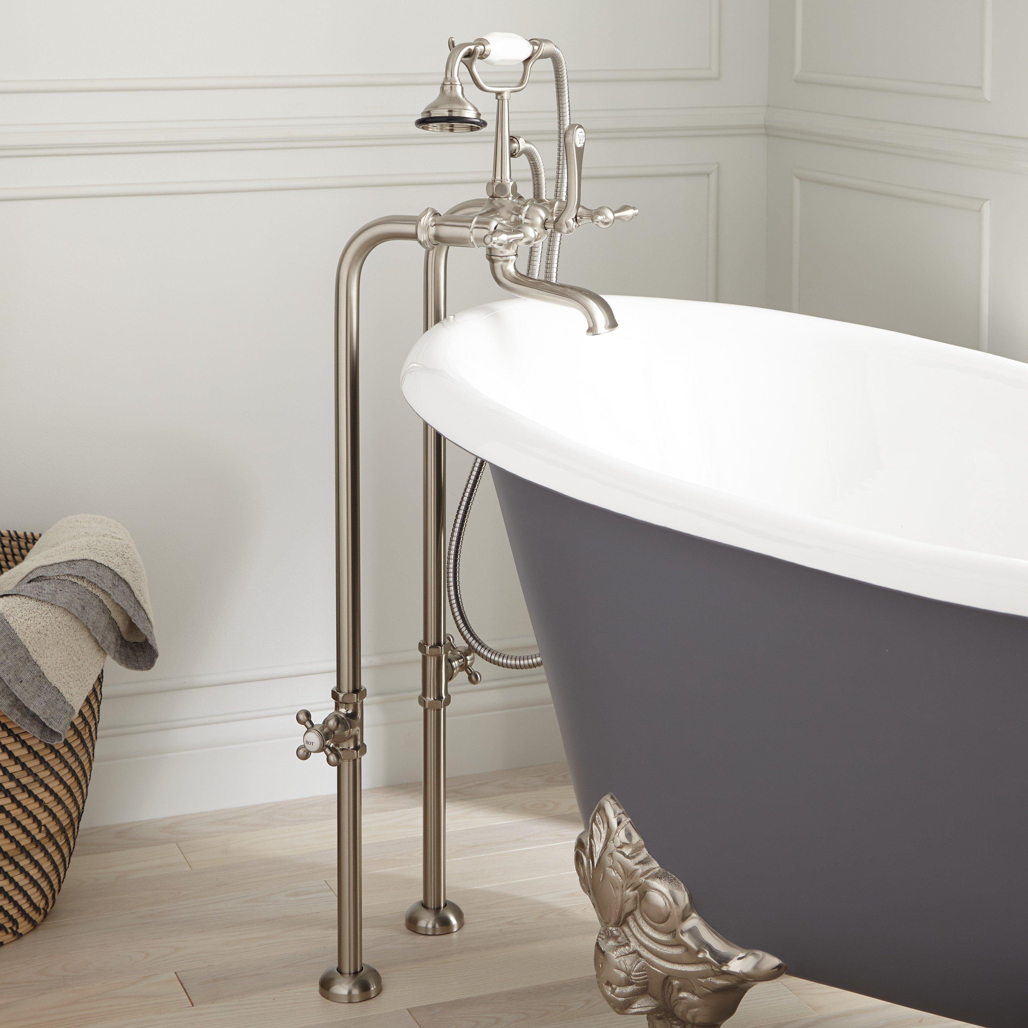 Signature Hardware Robinet de baignoire sur pattes / bec de baignoire ...