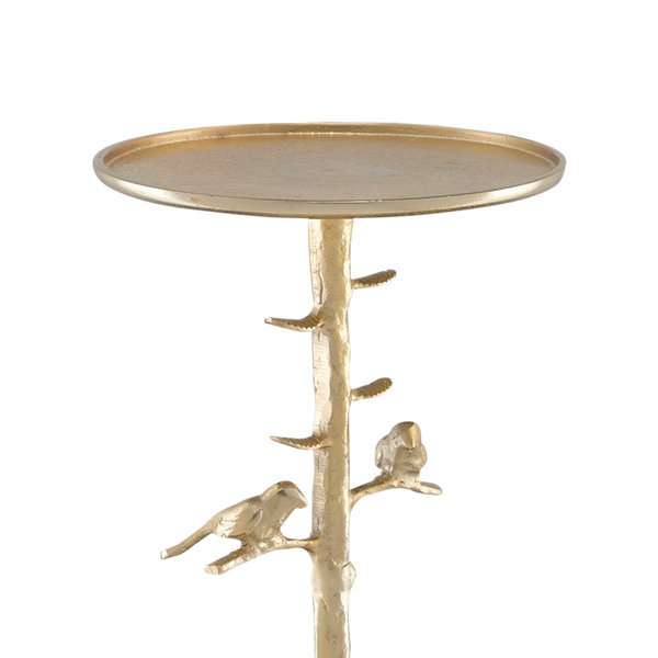 Currey & Company Piaf Pesdestal End Table & Reviews | Perigold