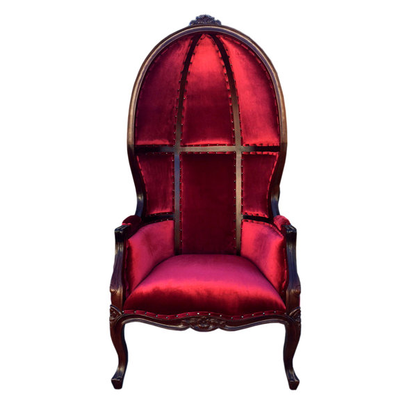 Astoria Grand Feldt 29" Wide Tufted Velvet Balloon Chair & Reviews ...