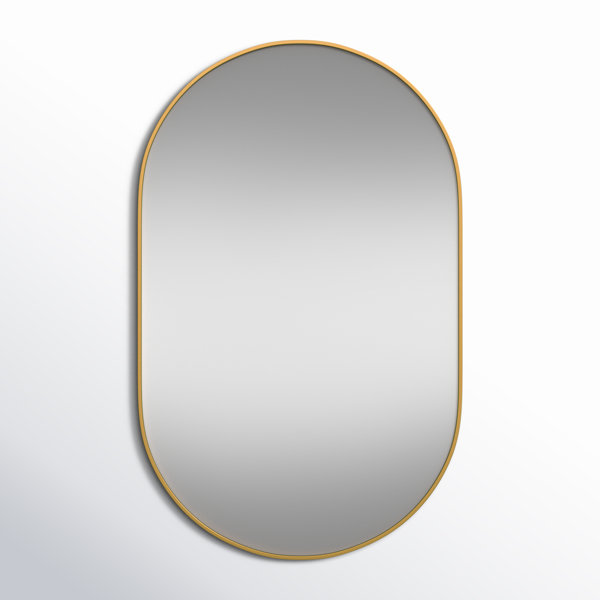 Metal Oval Mirrors You'll Love | Wayfair