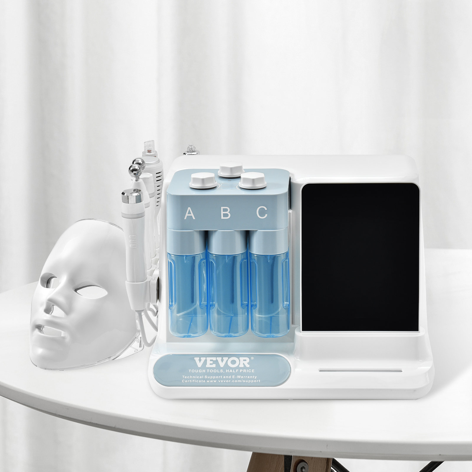 VEVOR 8 in 1 Hydrogen Oxygen Facial Machine, Professional Hydrafacial ...