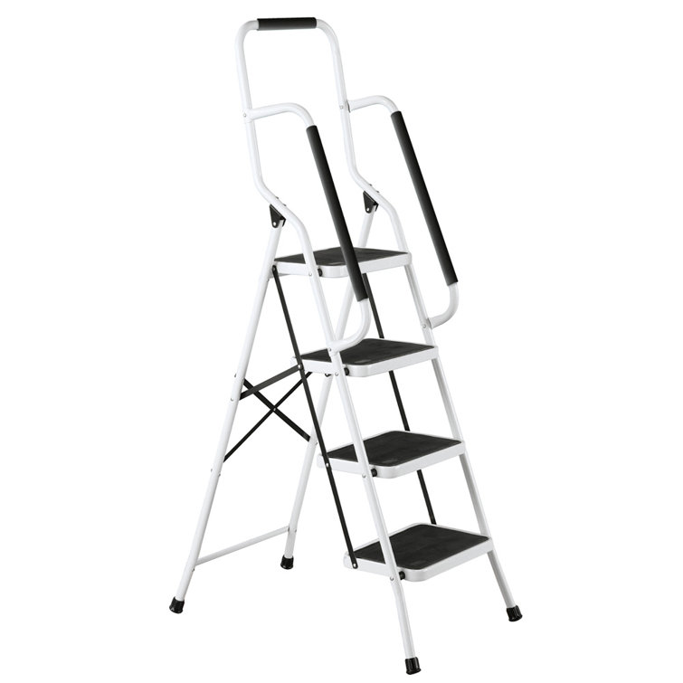 Symple Stuff Didi 4 - Step Lightweight Folding Step Ladder | Wayfair