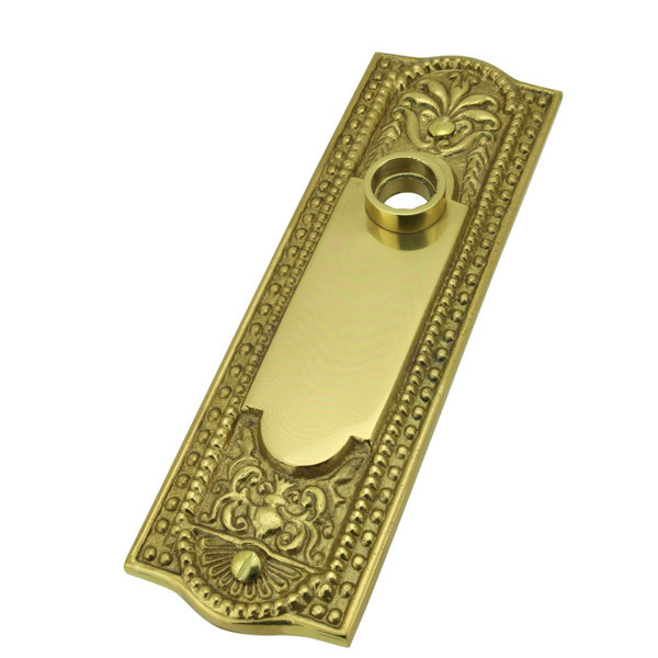 The Renovators Supply Inc. Solid Beaded Door Back Plate | Wayfair