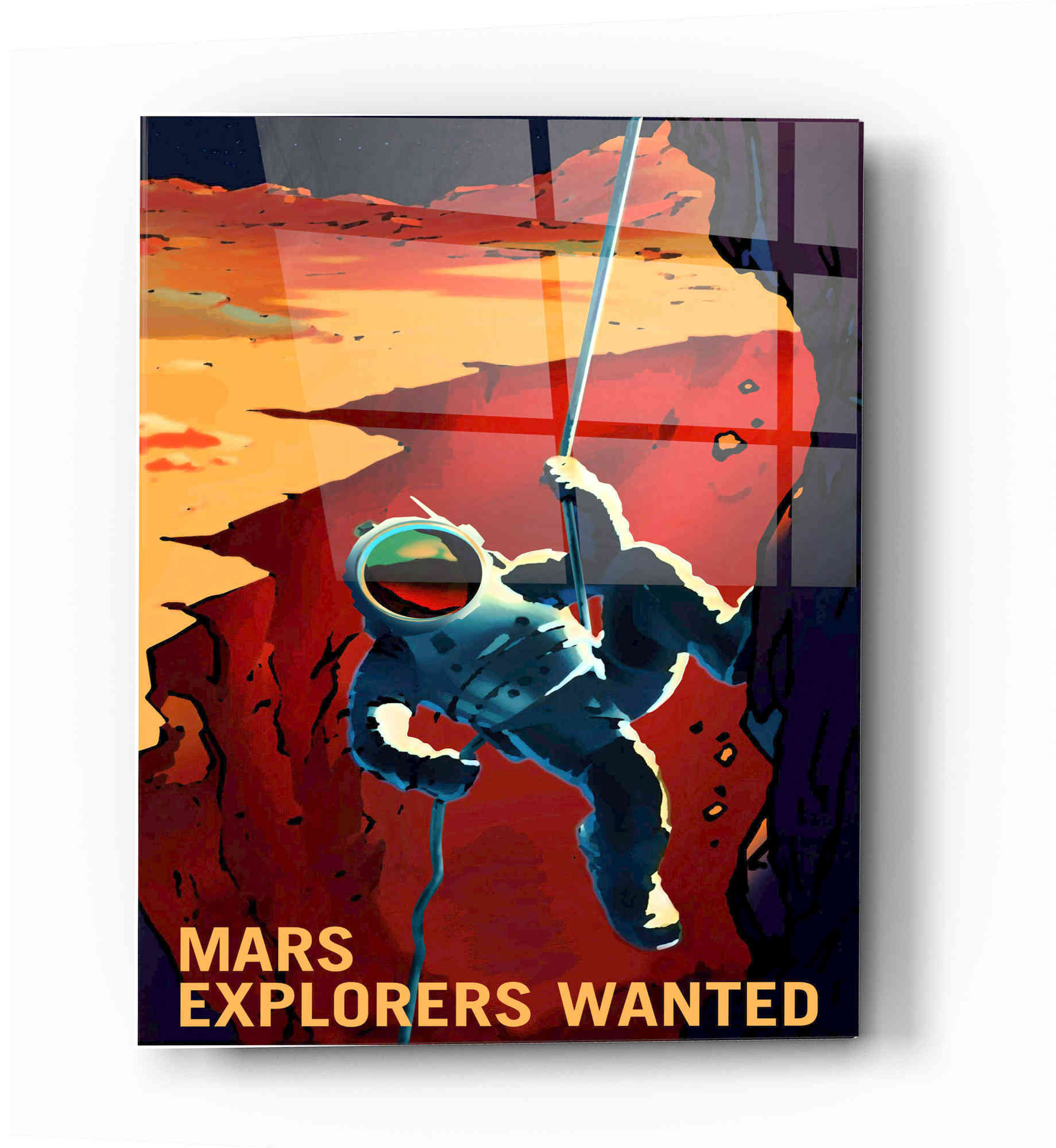Trinx Mars Explorer Series: Explorers Wanted - Unframed Textual Art ...