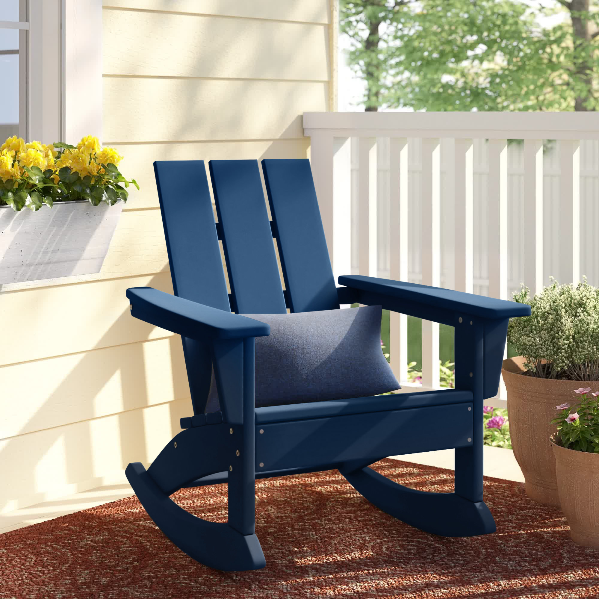 Sol 72 Outdoor™ POLYWOOD x Sol 72 Jamarion Adirondack Rocker & Reviews ...