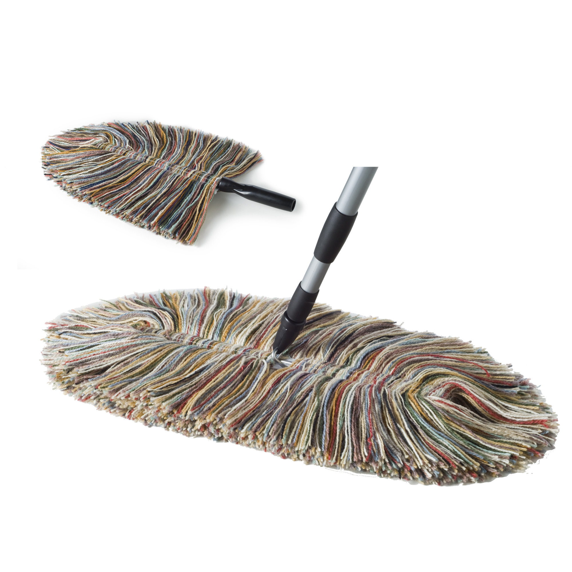 Sladust COMBO - All Natural Wool Dust Mop with Wool Duster | Wayfair