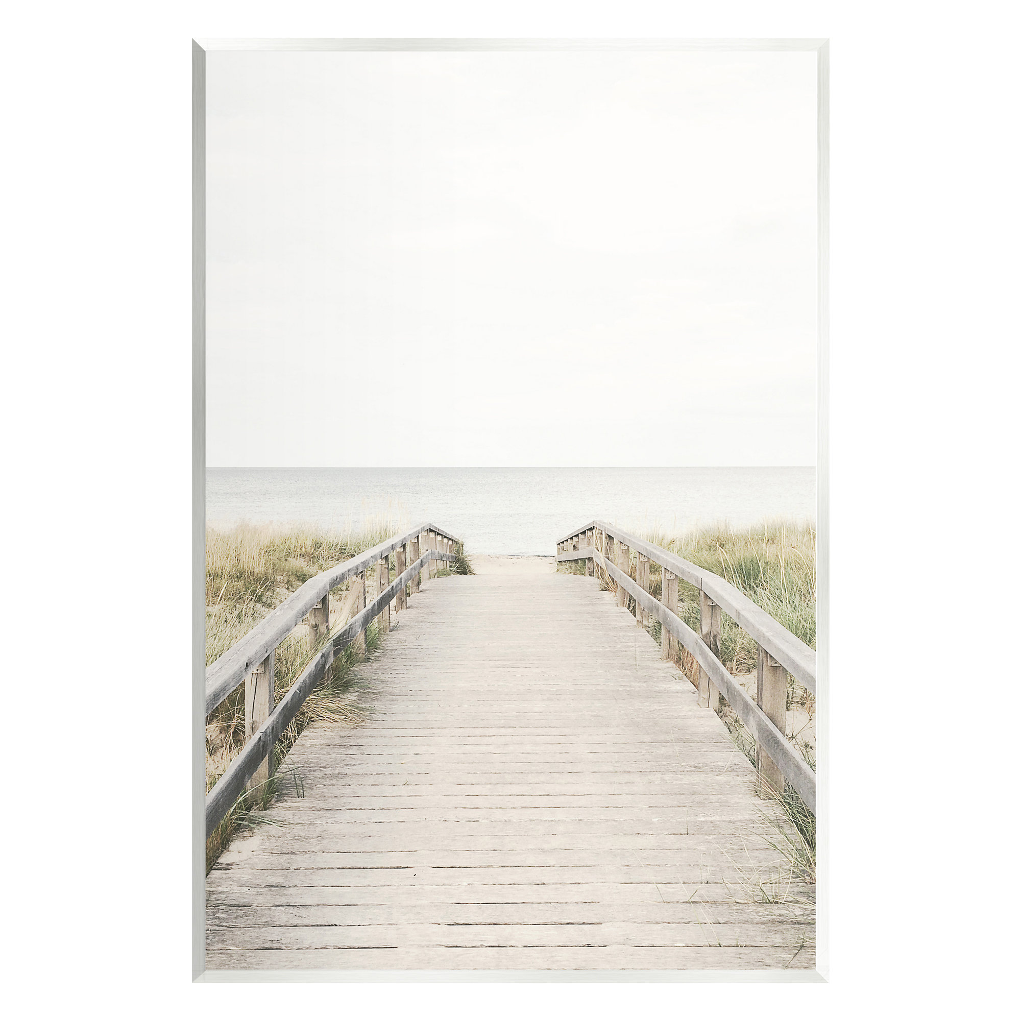 Stupell Industries Boardwalk Beach View Canvas Wall Art Design by Sisi ...
