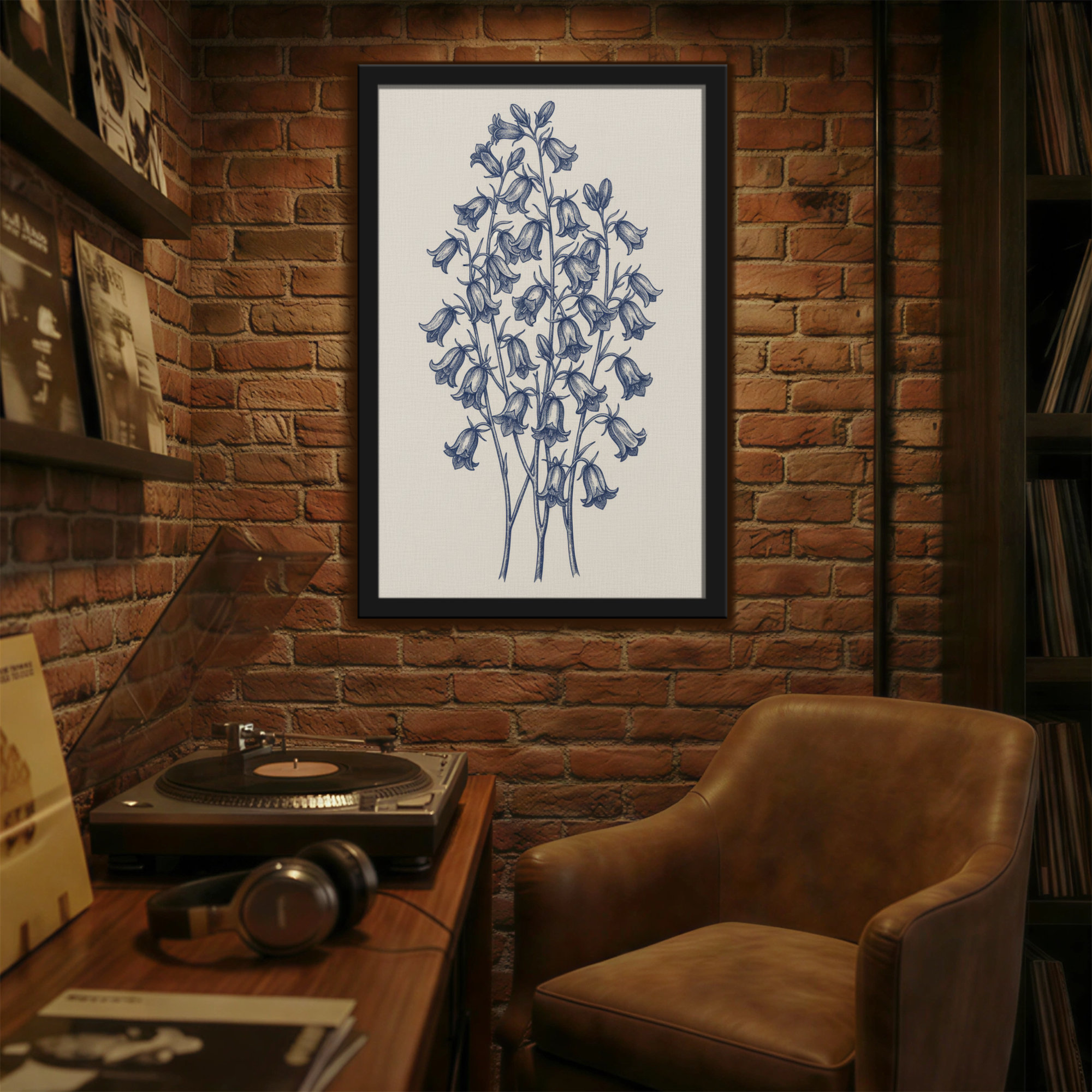 Winston Porter Plants & Flowers Bell Flowers On Canvas | Wayfair