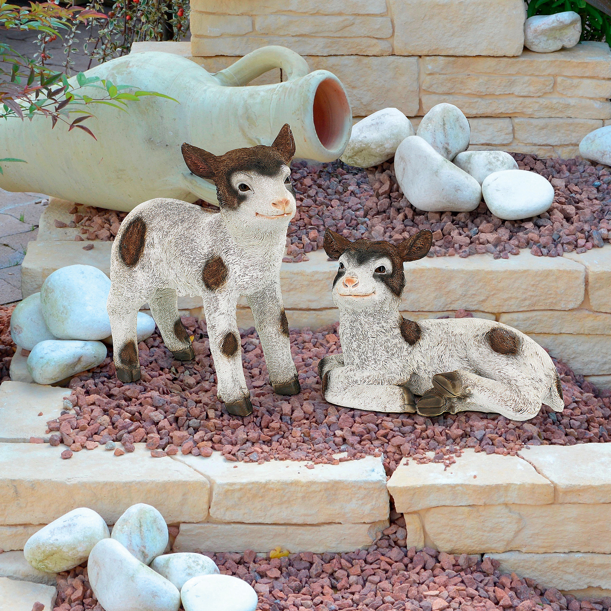 Design Toscano Set Of Romeo And Juliet Goat Statues & Reviews - Wayfair ...