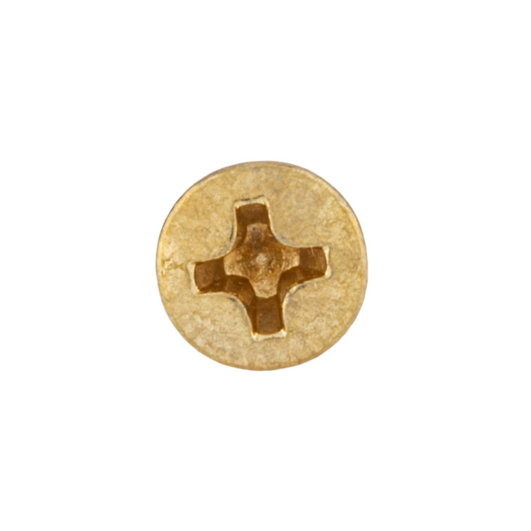 UNIQANTIQ HARDWARE SUPPLY Vis à bois à tête ovale cruciforme n ° 5 x 1/ ...