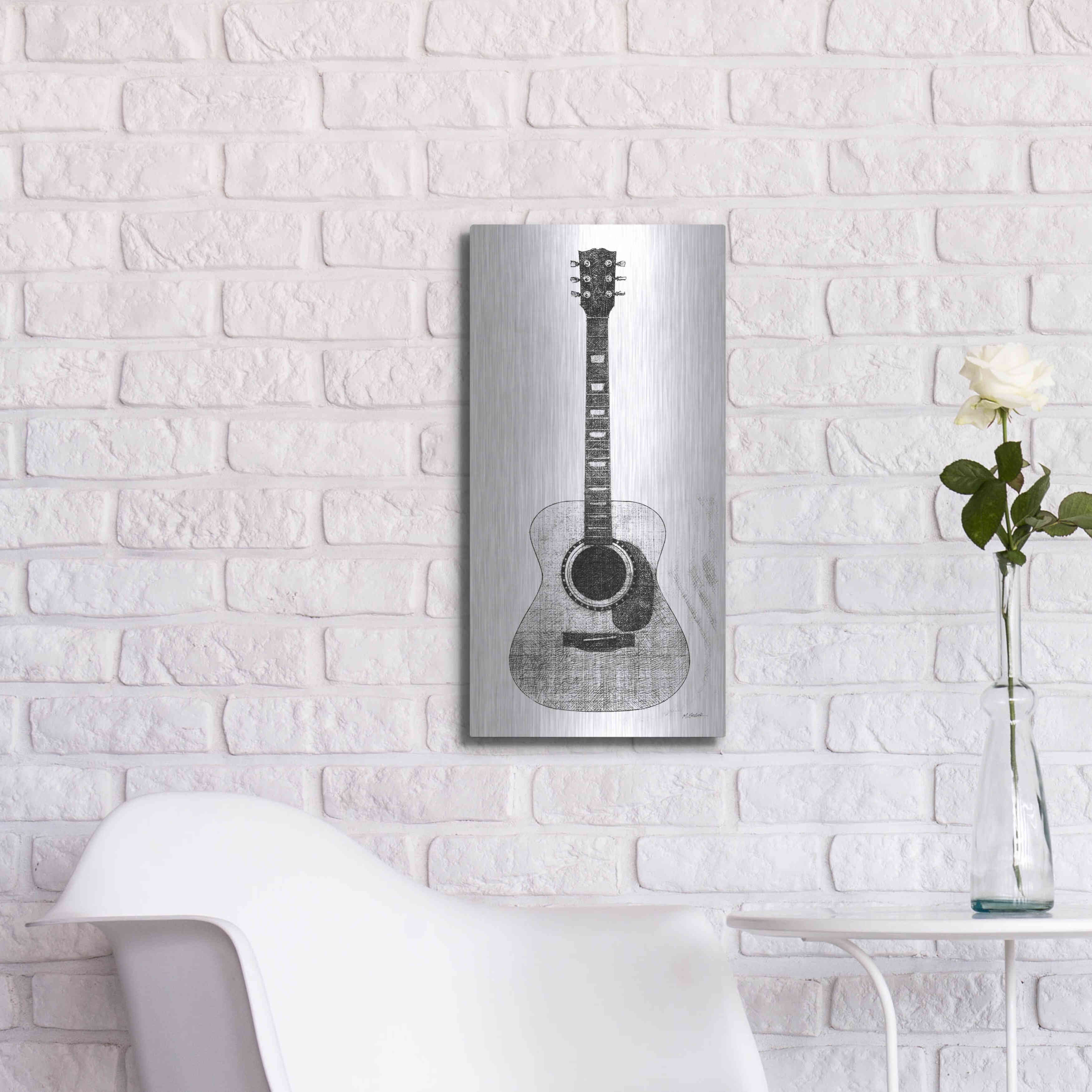Red Barrel Studio Luxe Metal Art 'Garage Band II' By Mike Schick, Me ...