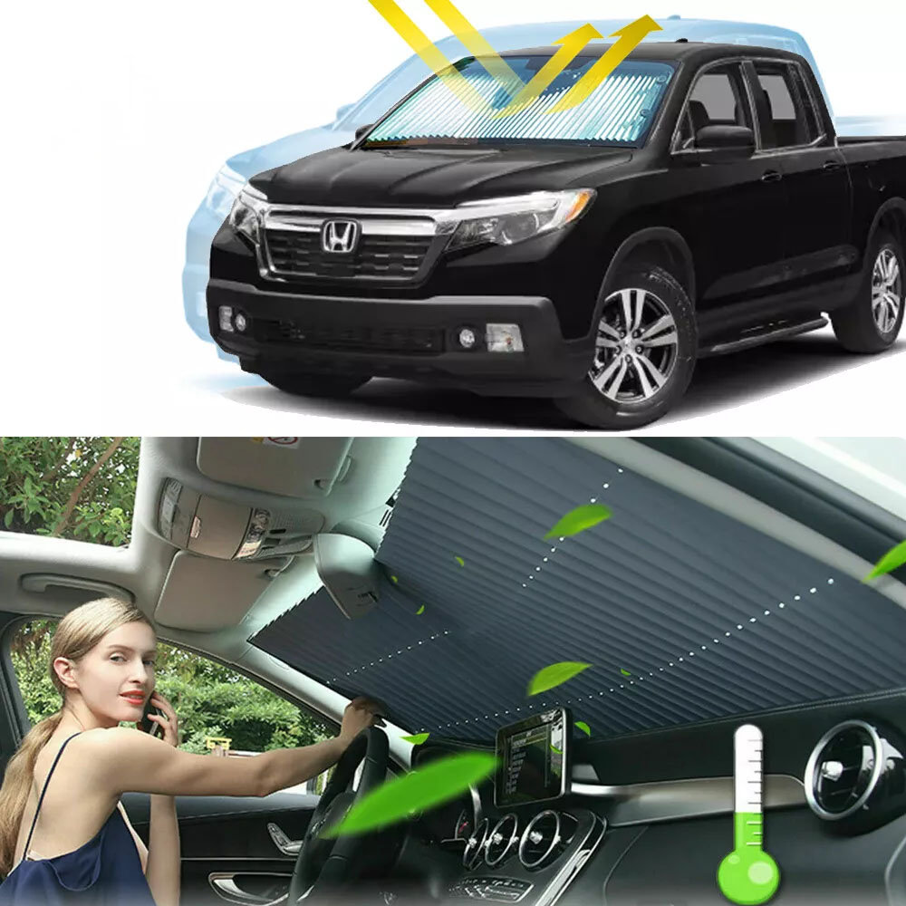 Ayamaya Retractable Windshield Sun Shade For Car | Wayfair