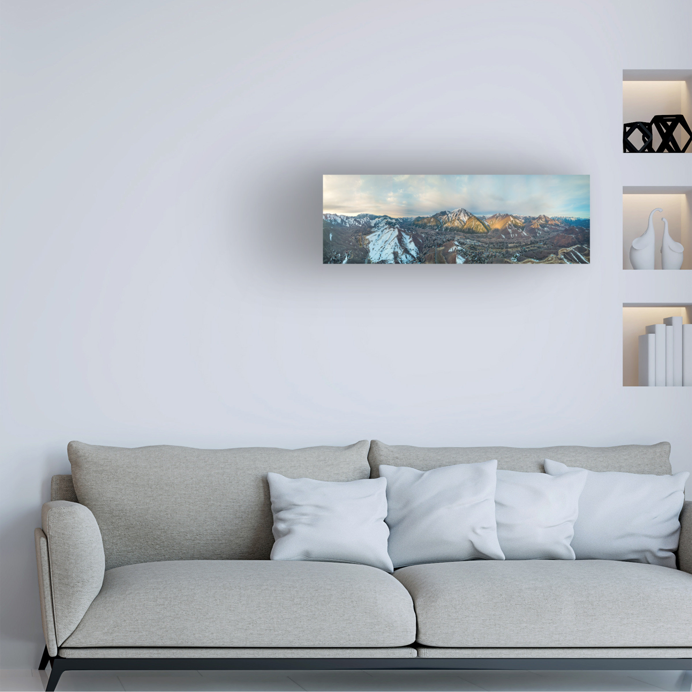 Ebern Designs Art mural sur toile tendue - Jeff Poe Photographie «pano ...