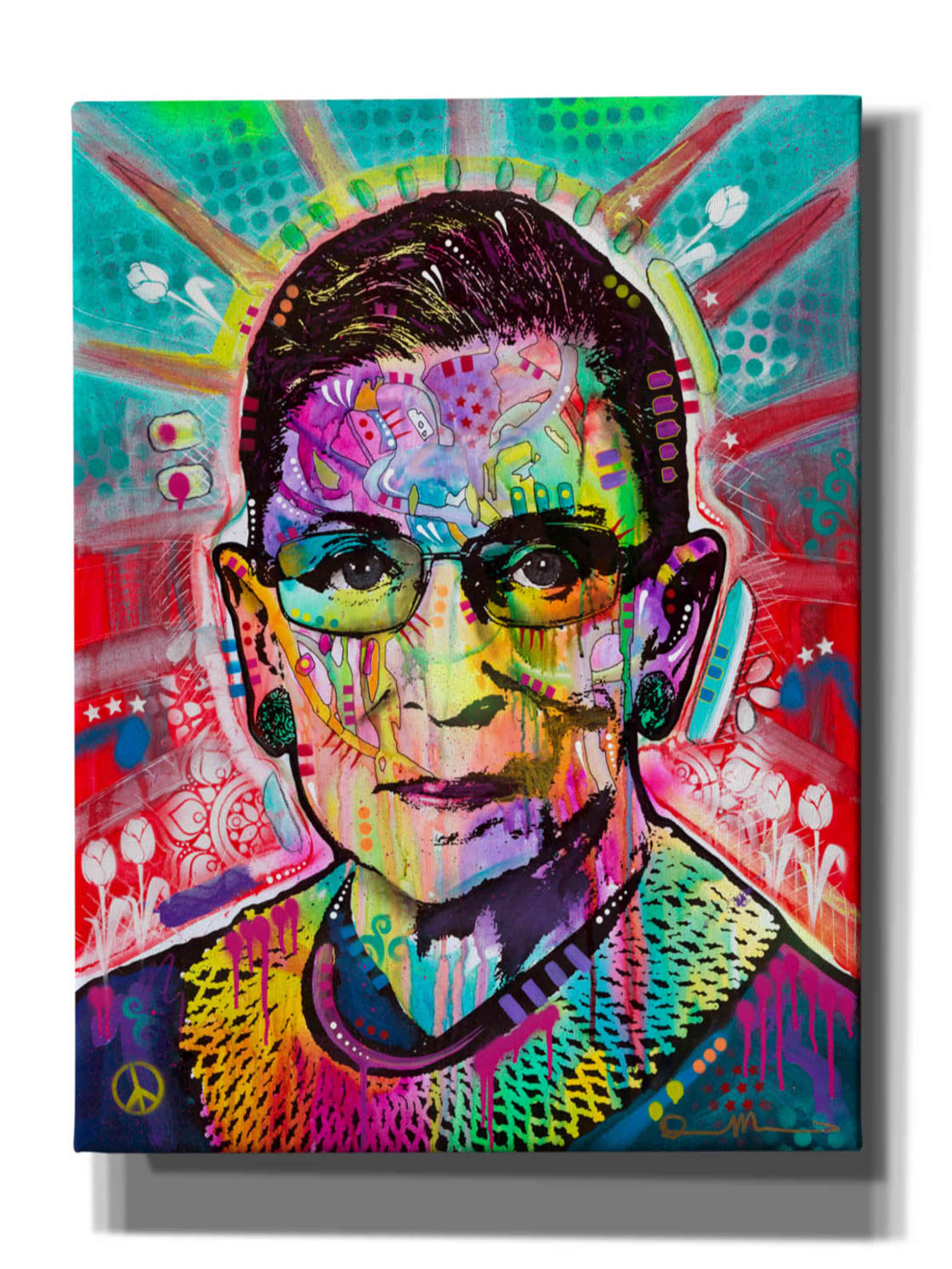 Latitude Run® Ruth Bader Ginsburg by Dean Russo - Wrapped Canvas Print ...