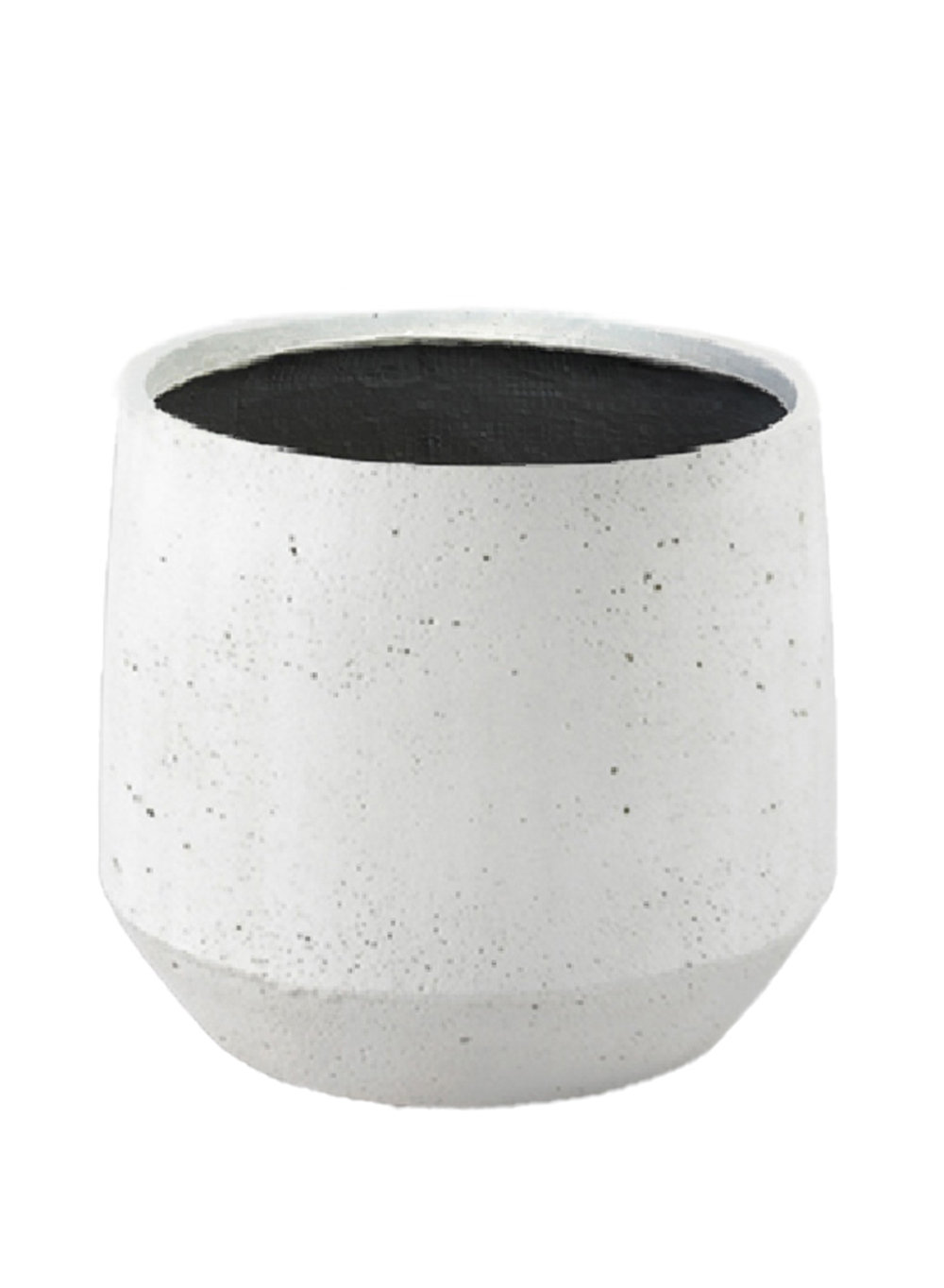 Latitude Run® Sandora White Planter – Handcrafted Texture, Indoor ...