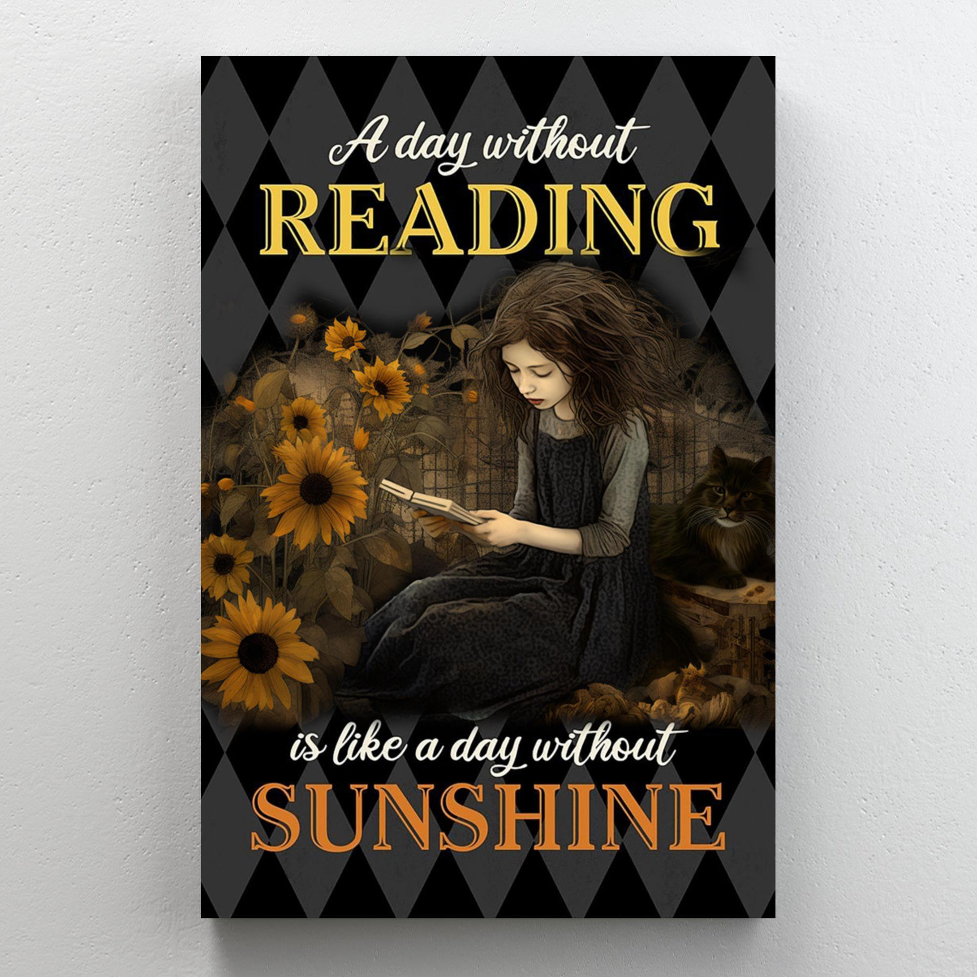 Trinx A Day Without Reading - 1 Piece Rectangle Graphic A Day Without ...