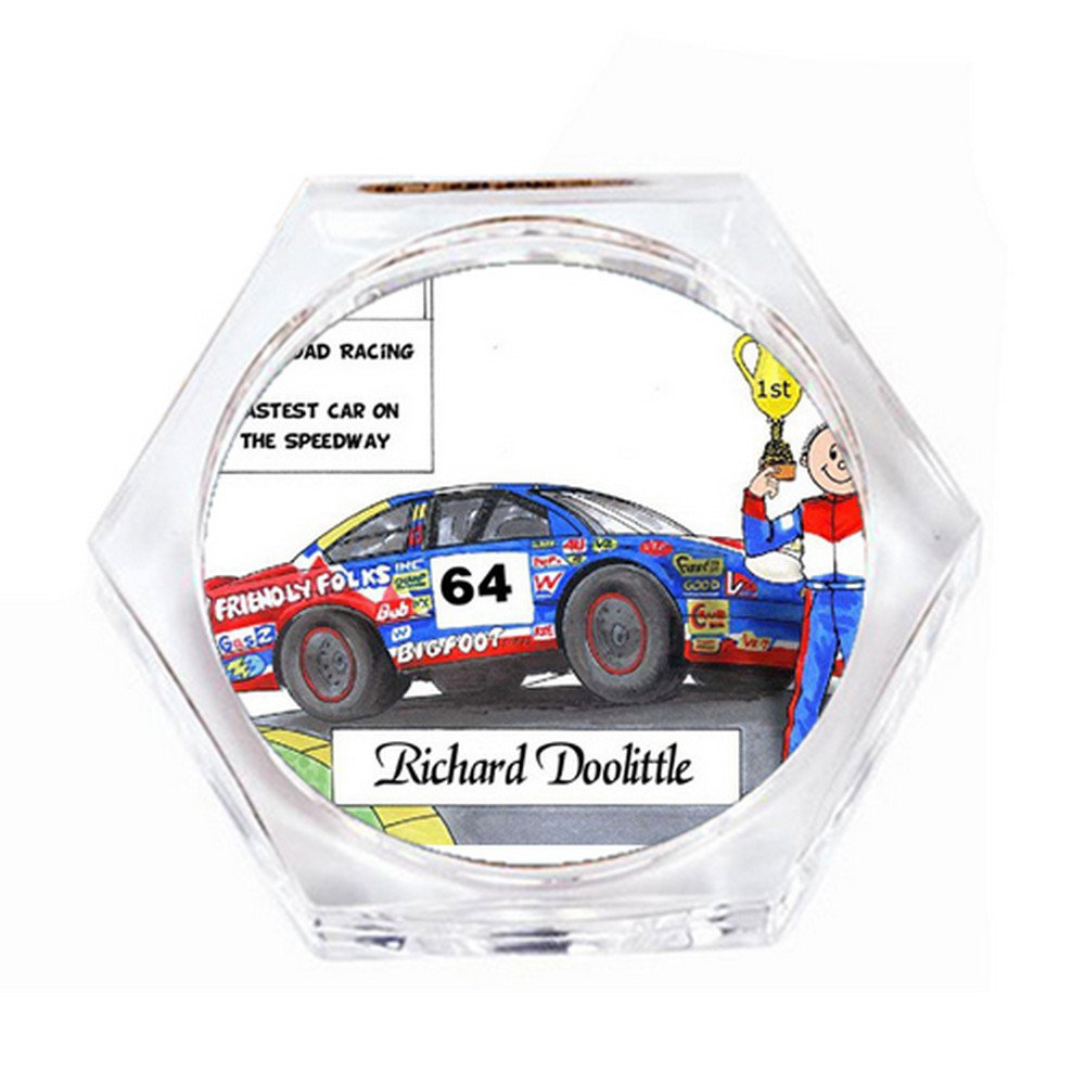 Printed Perfection Personalized Race Car Driver, Stock - Male Drink ...