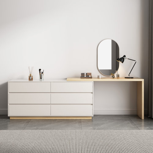 Latitude Run® Talyiah 47.2'' W L-Shaped Computer Desk With Extendable ...