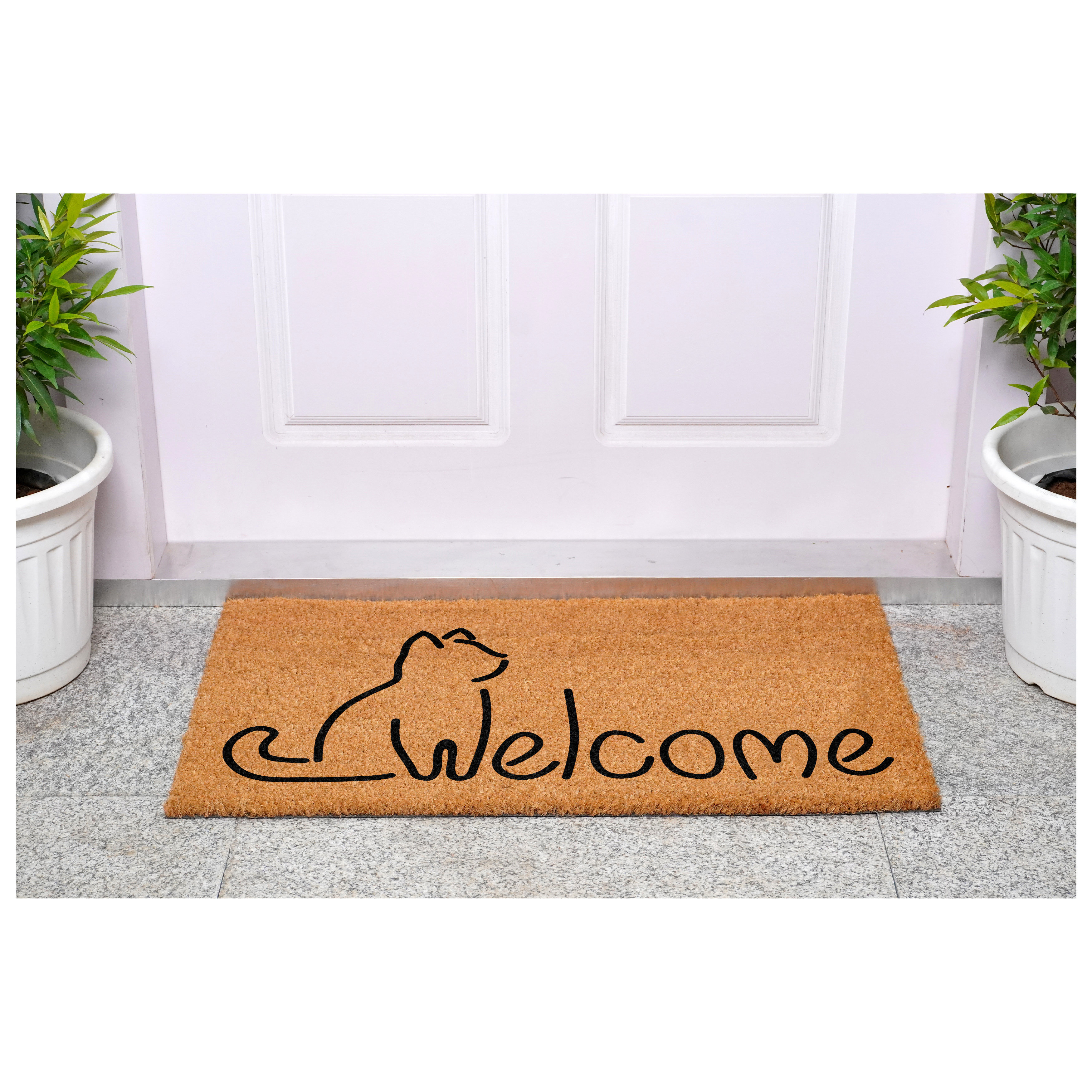 Red Barrel Studio® Lucky Cat Welcome Doormat | Wayfair