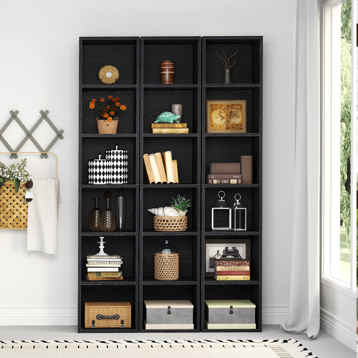 Ebern Designs Jaley 71.5"H,Modern Storage 6-Tier Bookshelf & Reviews ...