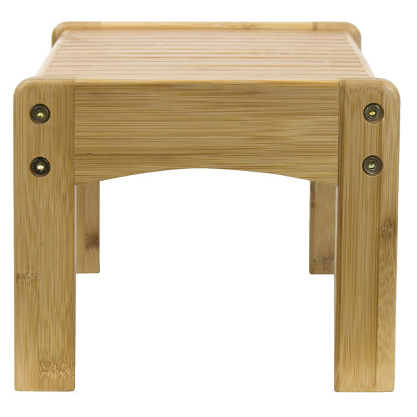 Sorbus Long Bamboo Step Stool & Reviews | Wayfair