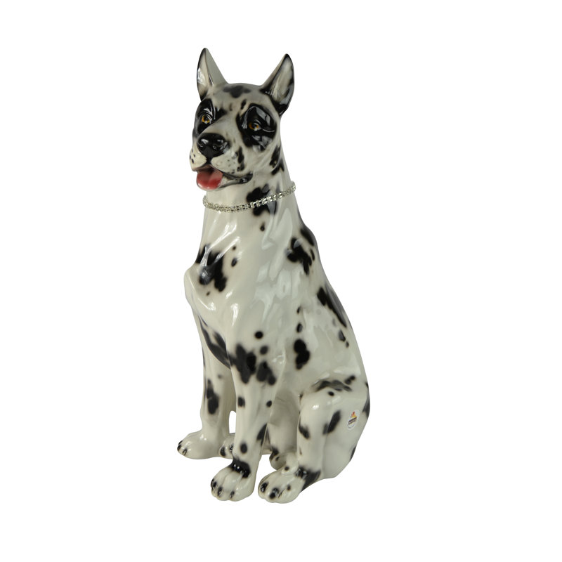 Three Star Im/Ex Inc. Great Dane Dog Ceramic Statue 21" Tall | Wayfair