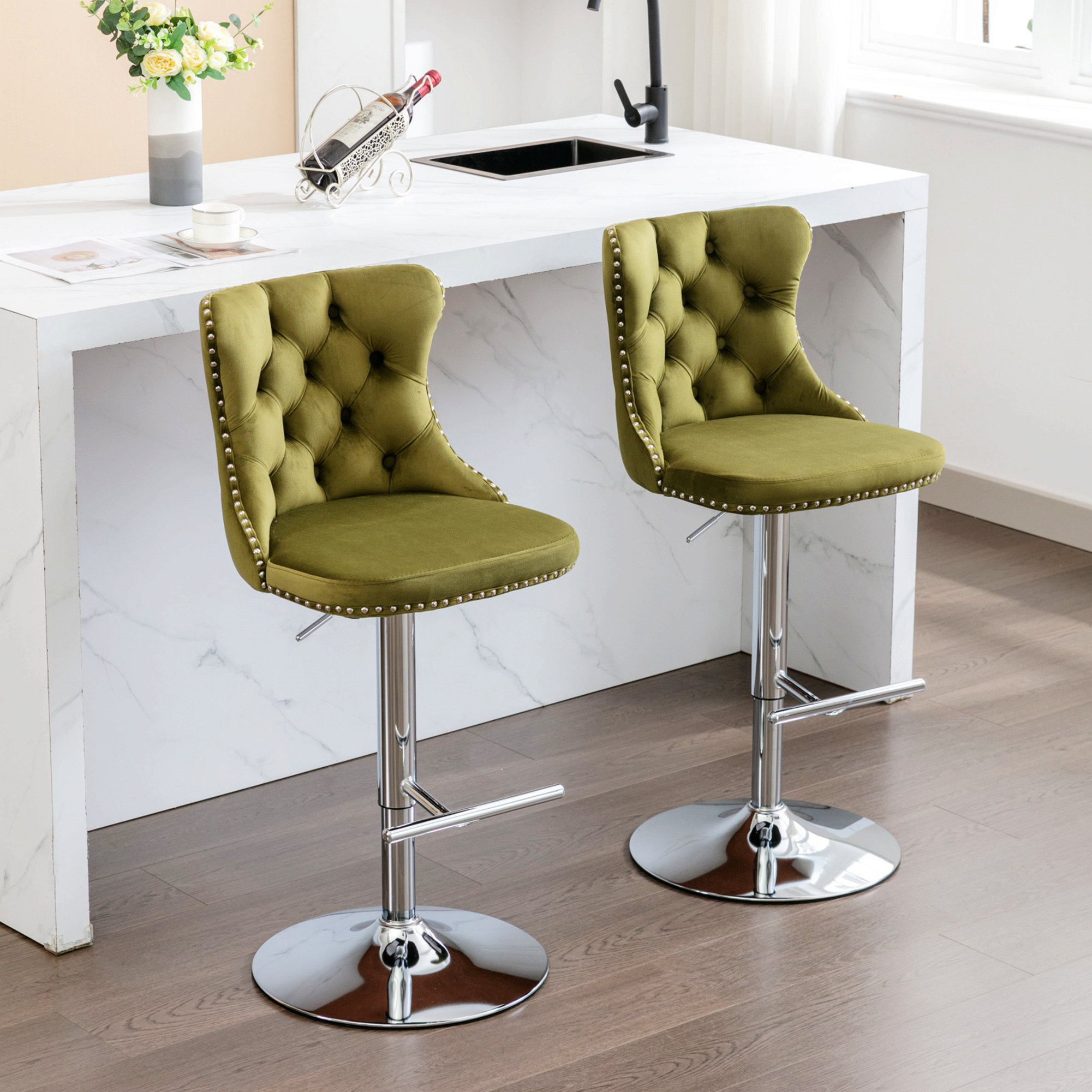 Latitude Run® Nhya Counter Stool | Wayfair