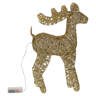 The Seasonal Aisle Led Light-up Reindeer 45cm Adjustable Plastic Rattan ...