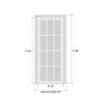 SARTODOORS Solid French Pre-Hung Door Frosted Glass | Quadro 4445 ...