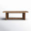 Birch Lane™ Stilo Solid Wood Trestle Coffee Table & Reviews | Birch Lane