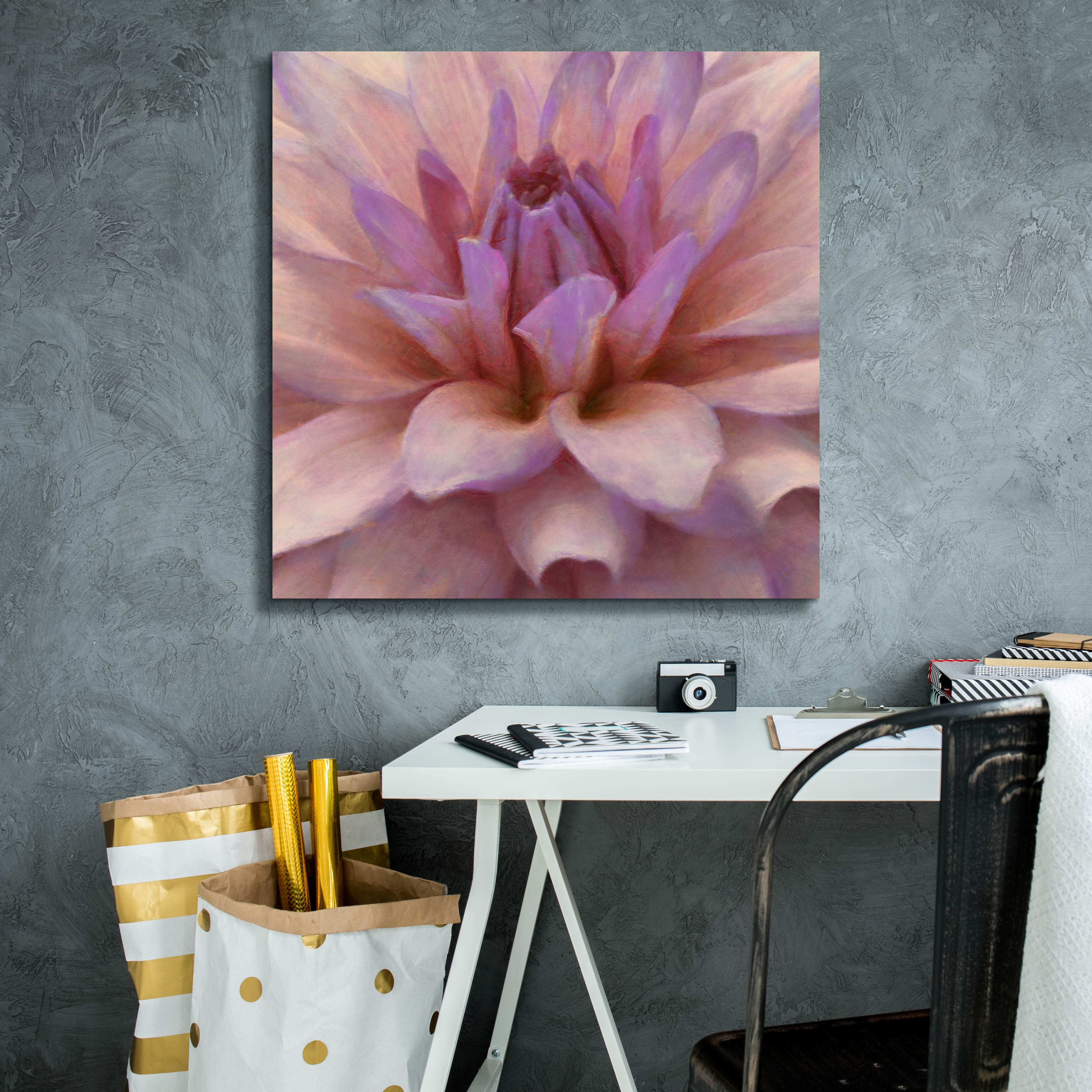 Winston Porter 'Soft Wall Flower 2' by Alonzo Saunders Canvas Wall Art ...