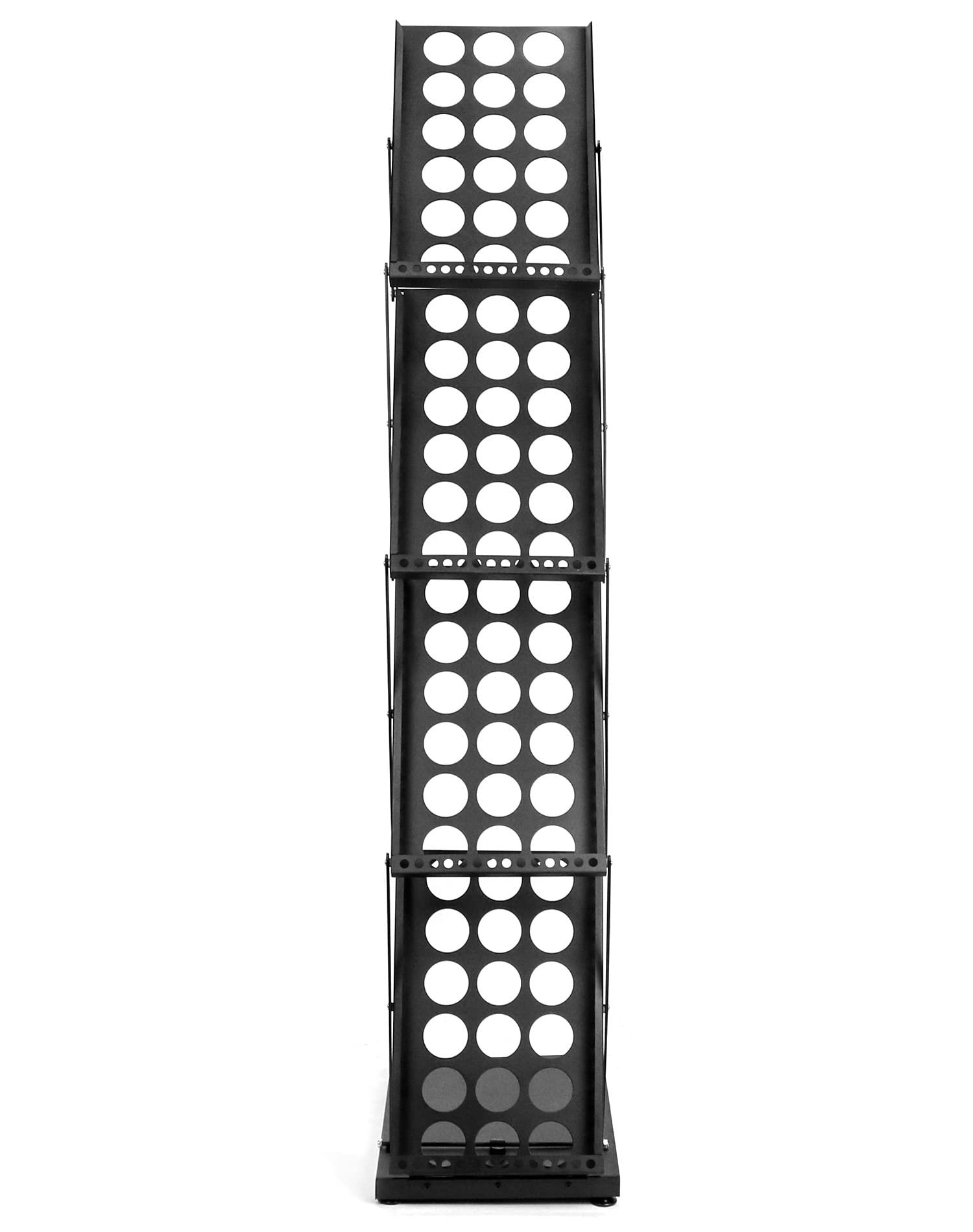 Rebrilliant Magazine Brochure Display Rack Stand, 4 Pocket Foldable ...