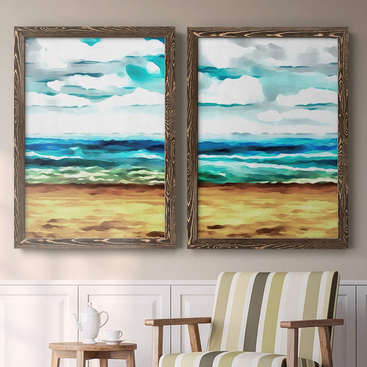 Wexford Home Summer Love I-Premium Framed Canvas - Ready To Hang | Wayfair
