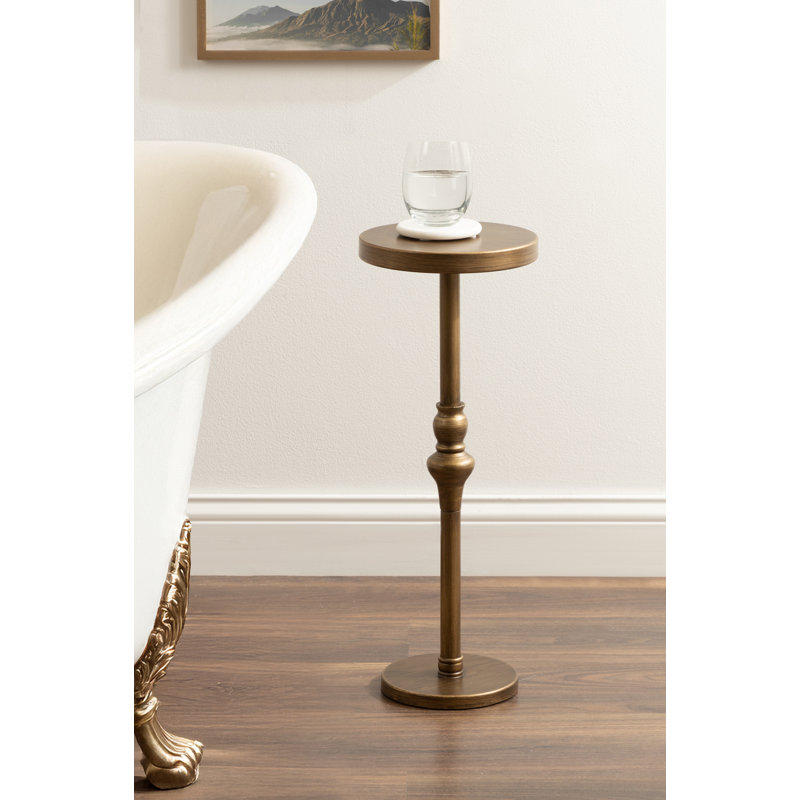 Winston Porter Vintage Round Drink Table | Wayfair