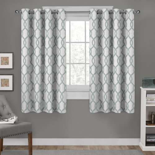 Winston Porter Caliese Polyester Semi-Sheer Curtain Pair & Reviews ...