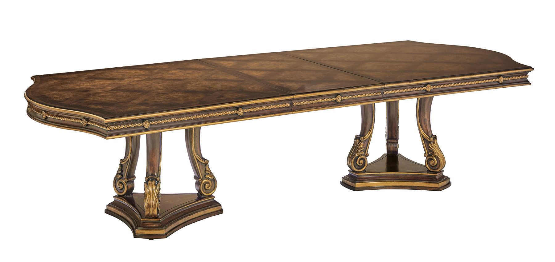 Maitland-Smith Majorca Extendable Mahogany Solid Wood Dining Table ...