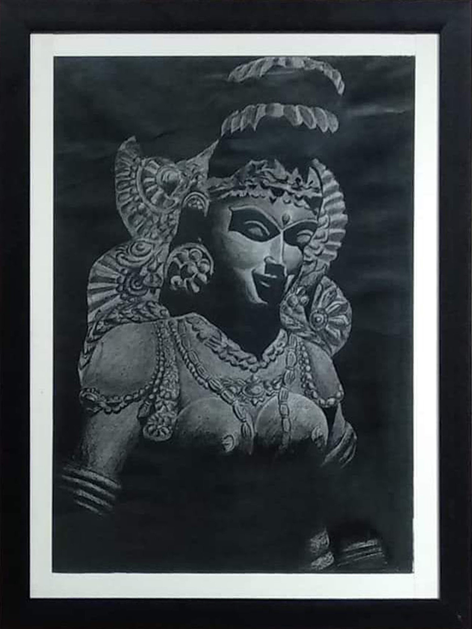 Exotic India The Old Beauty Female Skatch | Pencil Sketches | Malhar ...