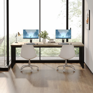 17 Stories 78.74" Extra Long Computer Desk 2 Person Desk (Chairs not ...