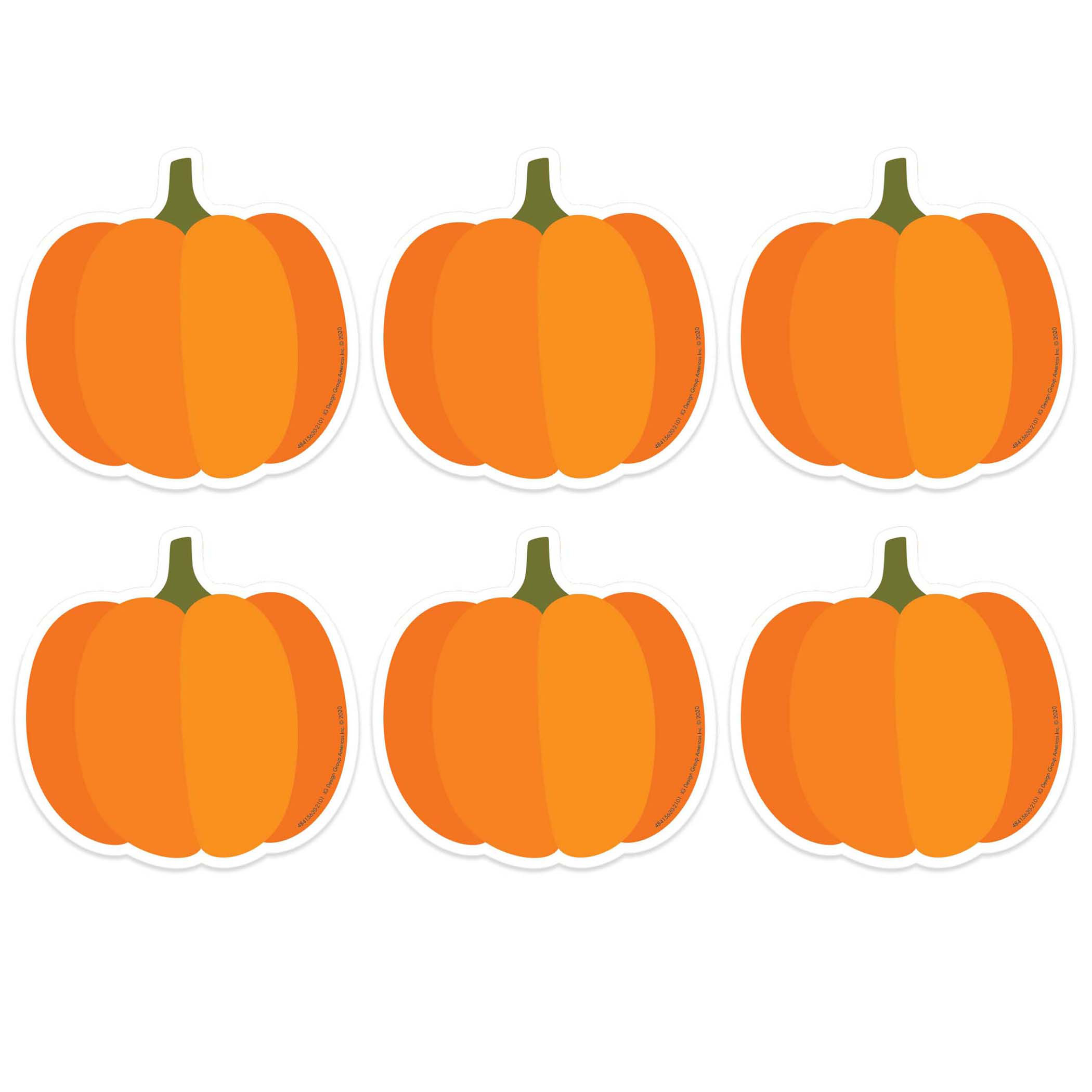 Eureka Classroom A Teachable Town Pumpkins Paper Cut-Outs | Wayfair