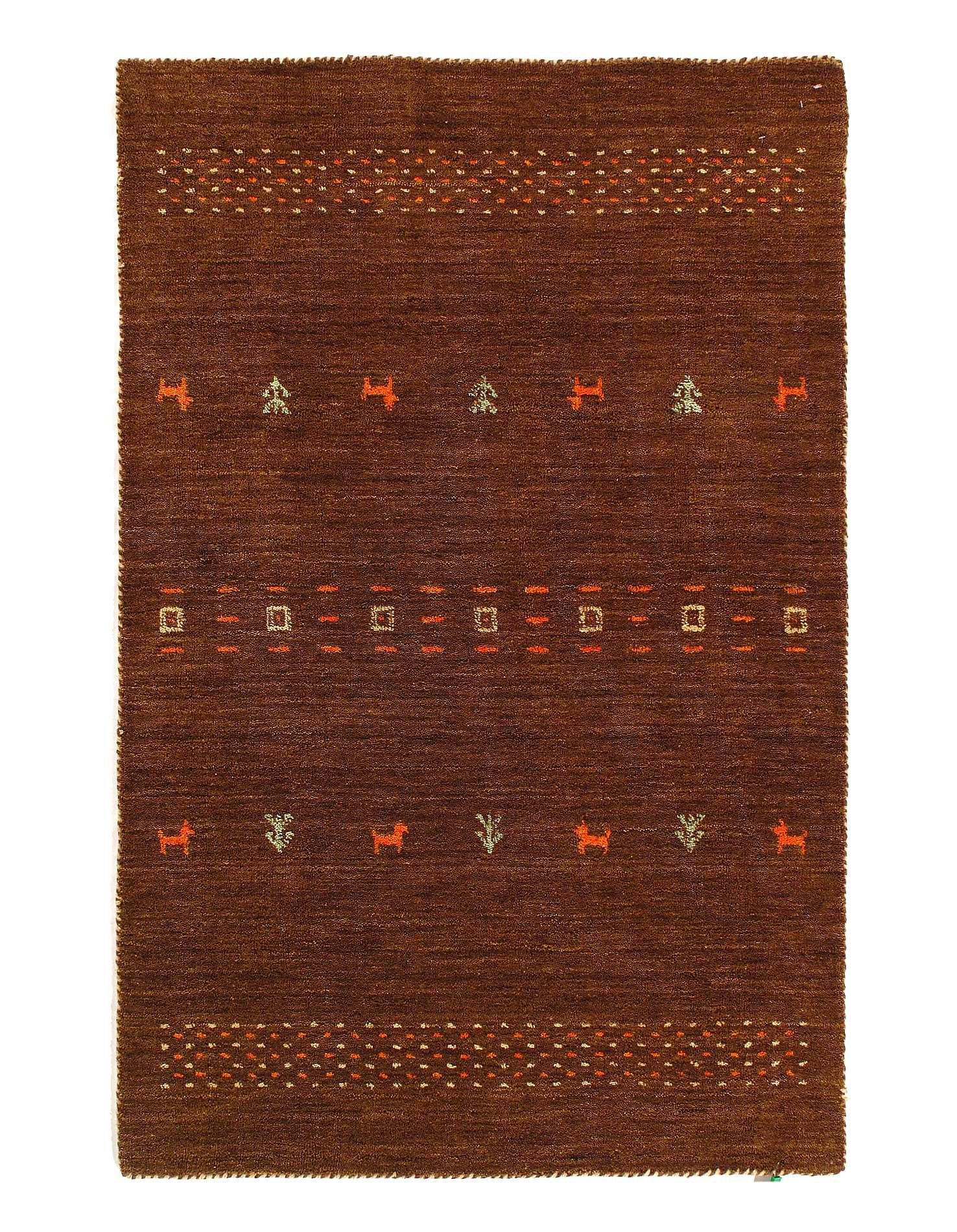 Isabelline Sarka No Pattern and Not Solid Color Handmade Hand-Knotted ...