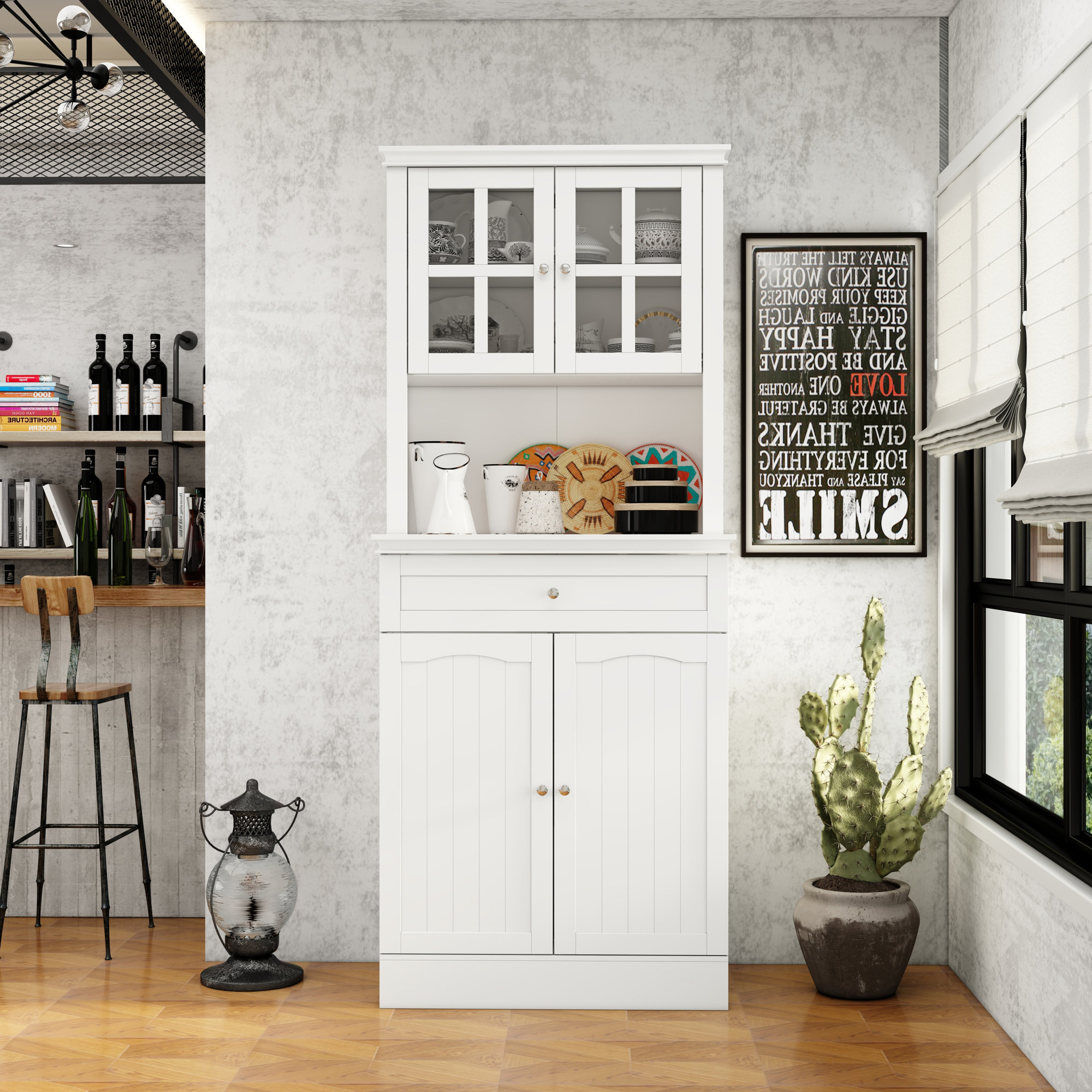 Latitude Run® 72"H Kitchen Pantry - Wayfair Canada