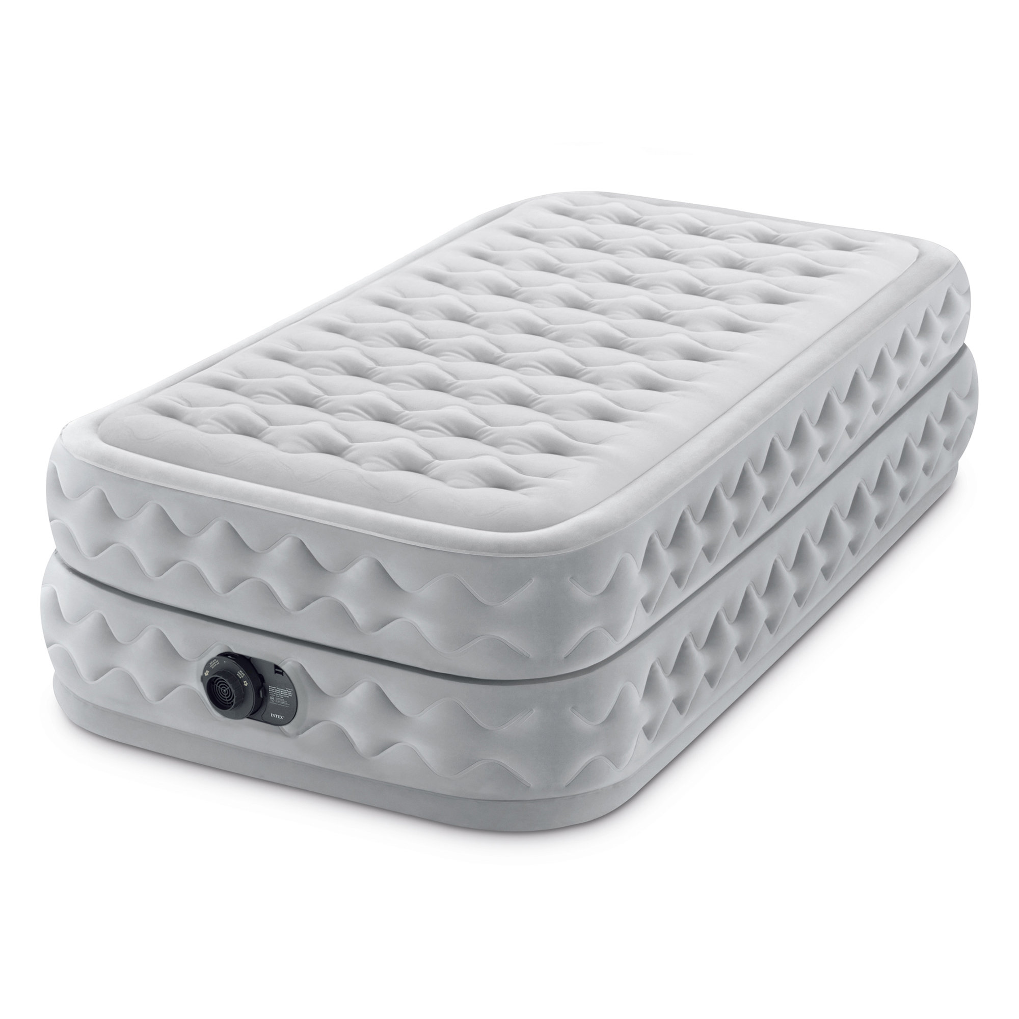 Intex Dura Beam Supreme Air Flow Air Mattress with Built in Pump ...