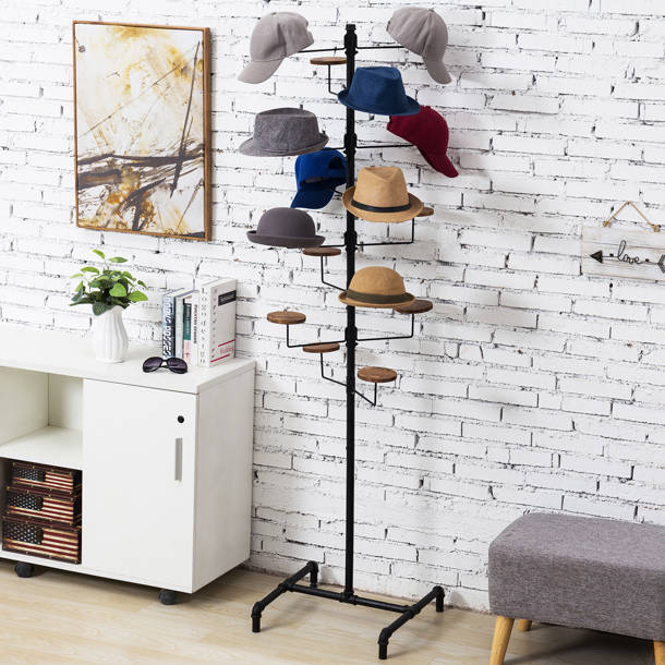 Williston Forge Areece Iron Freestanding 10 - Hook Coat Rack & Reviews ...