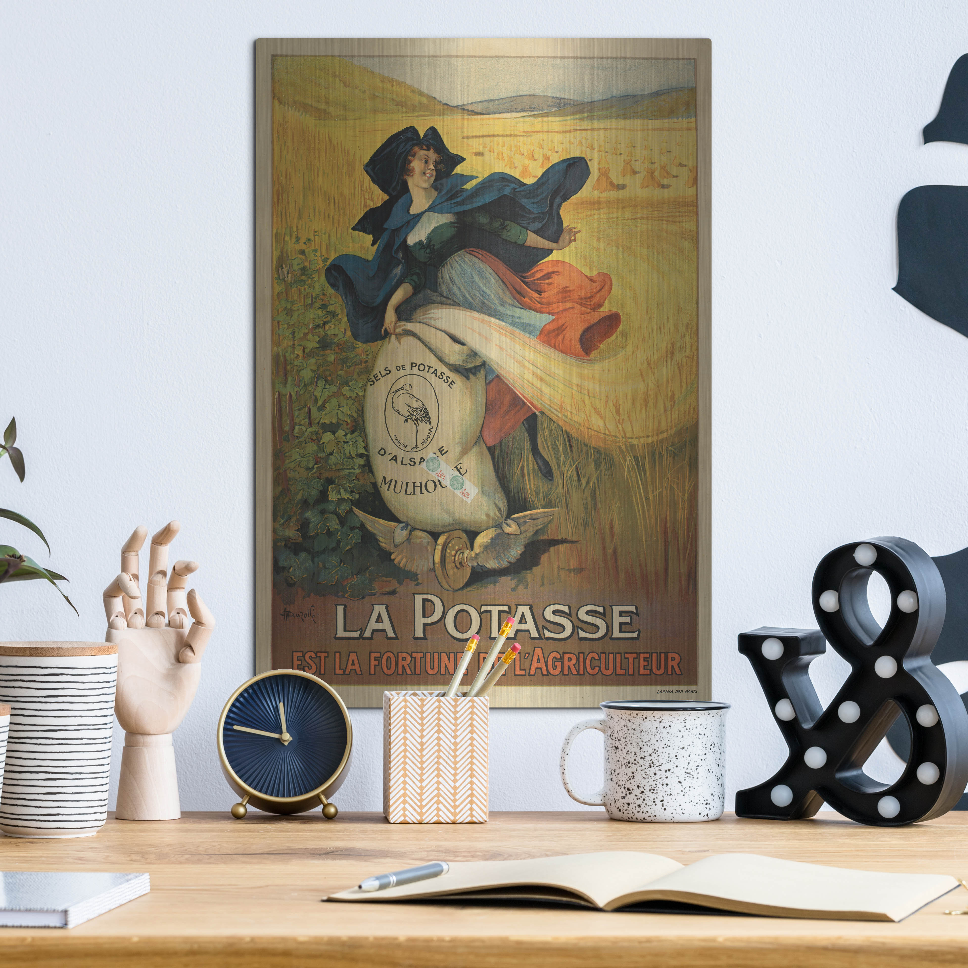 Luxe Metal Art 'La Potasse' By Vintage Posters, Me " La Potasse " by ...