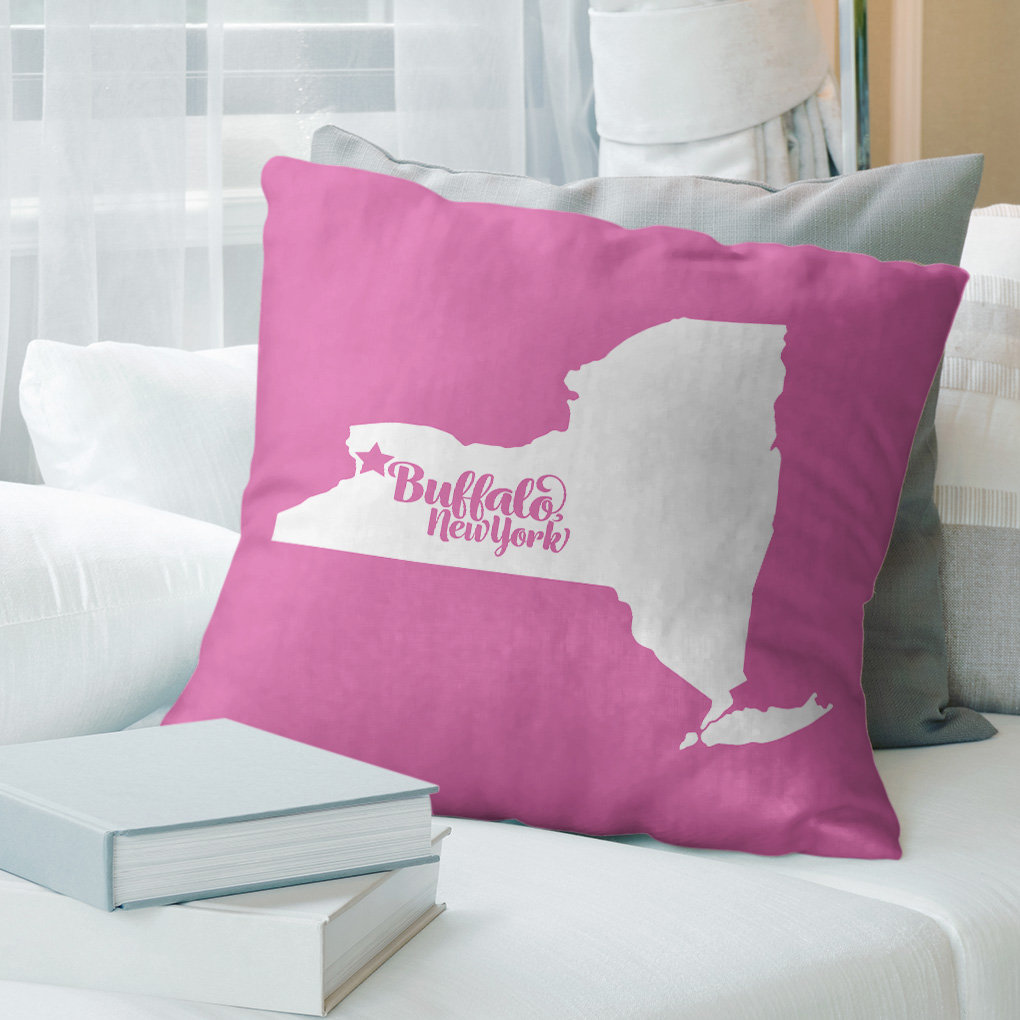 ArtVerse Buffalo Linen Pillow | Wayfair